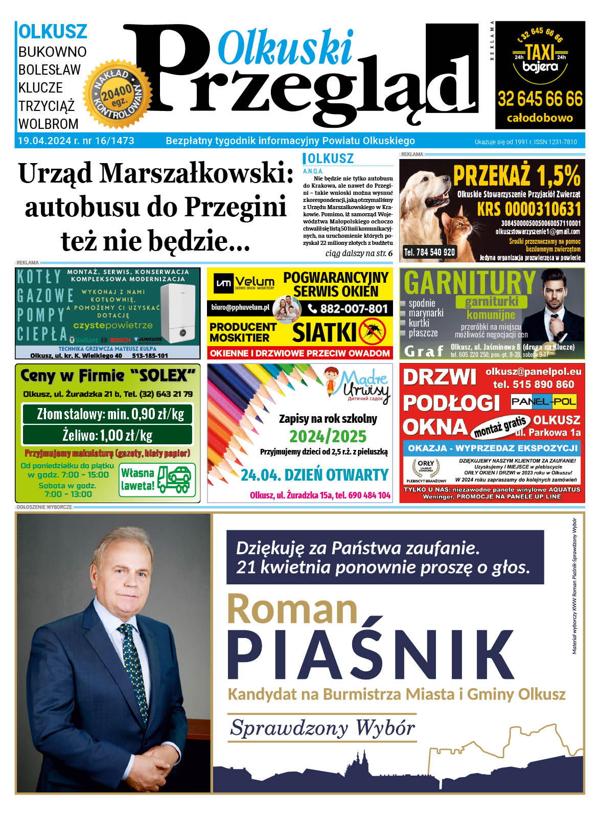 PO nr 1473 - Przegląd Olkuski